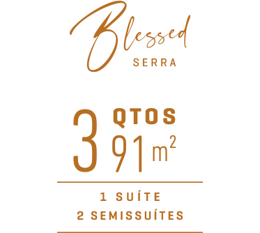 Blessed Serra 3 Quartos - ConUp Construtora